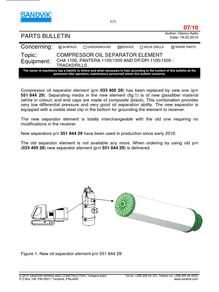 SF - PB07 - 10 - en - DP Seperatör Filtresi | PDF