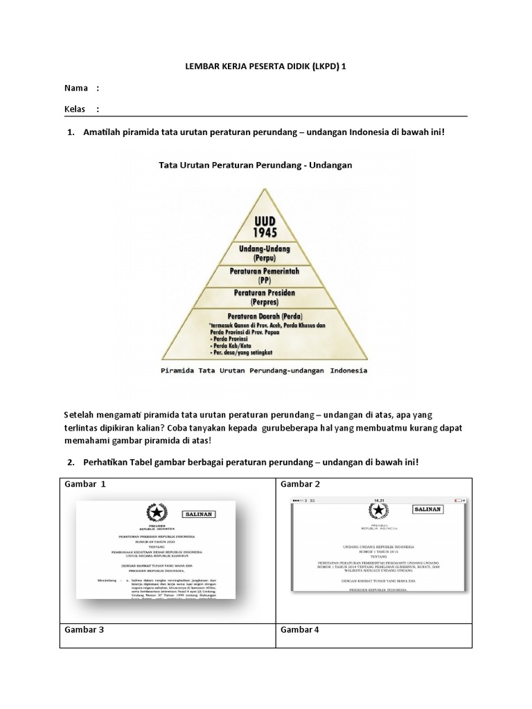 Lampiran Penilaian Keterampilan (LKPD 1) | PDF