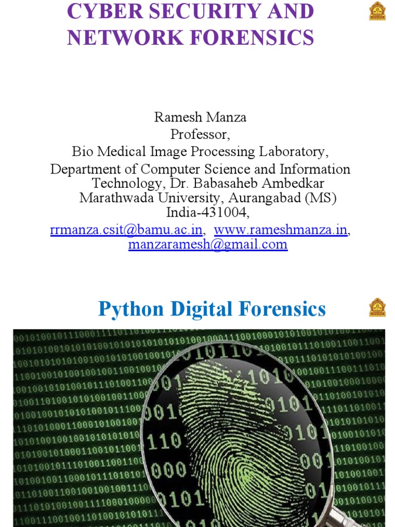 Python Digital Forensics Guide | PDF | Python (Programming Language) | Command Line Interface