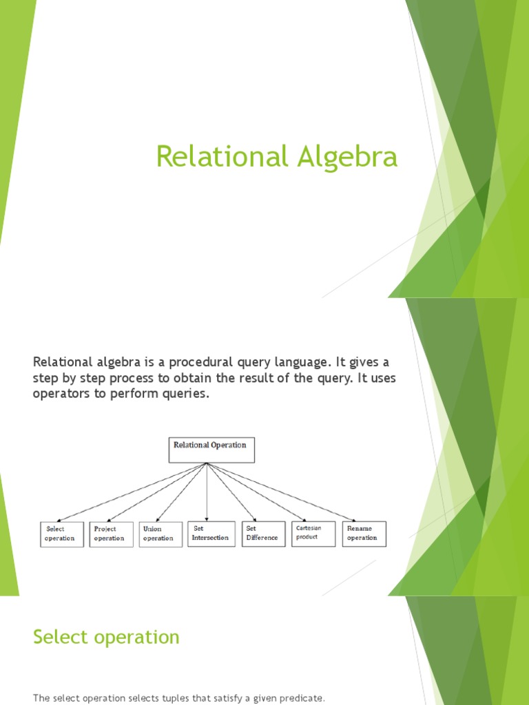 4 - Relational Algebra | PDF | Relational Model | Databases 4 - Relational Algebra | PDF | Relational Model | Databases