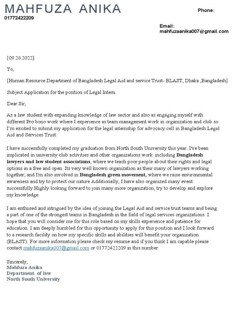 Main CV PDF | PDF | Legal Education | Internship