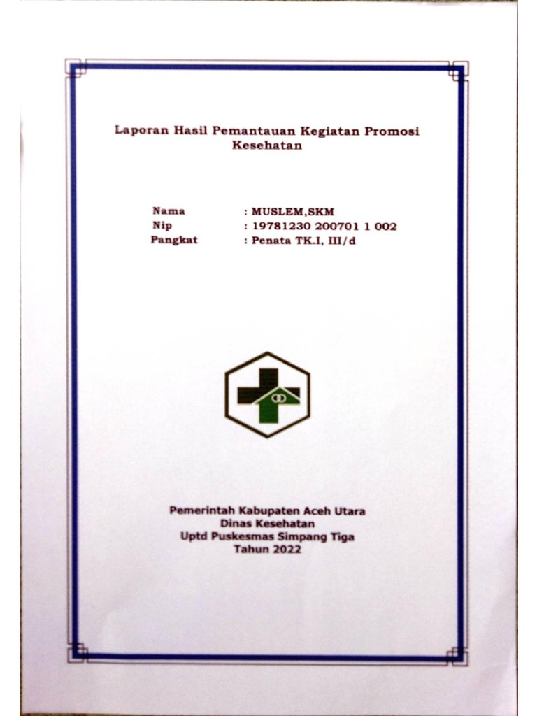 Laporan Hasil Pemantauan | PDF