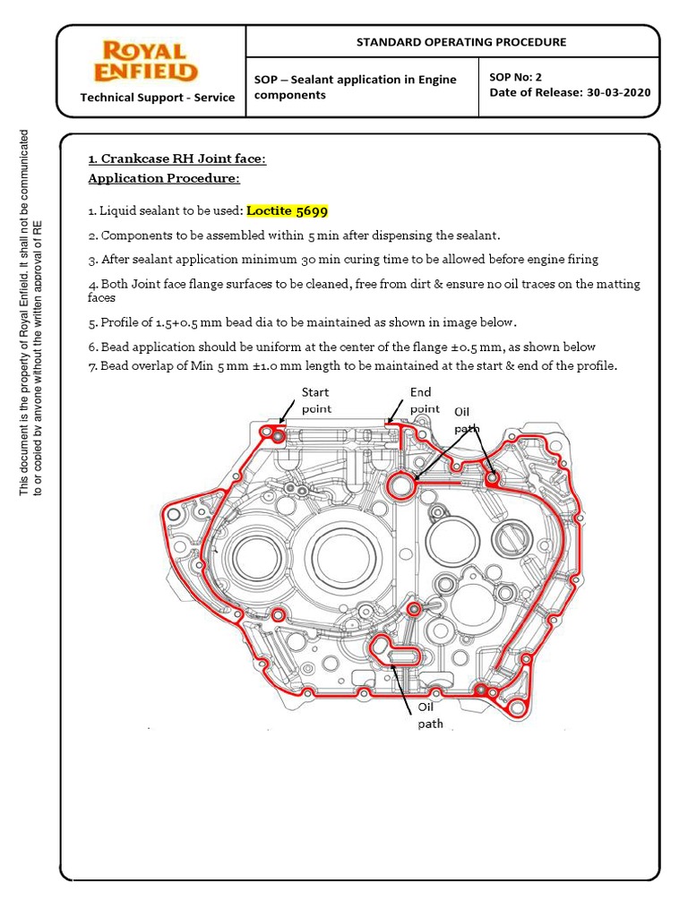 SOP 2 - SOP For Sealant Application-1 | PDF | Materials | Machines
