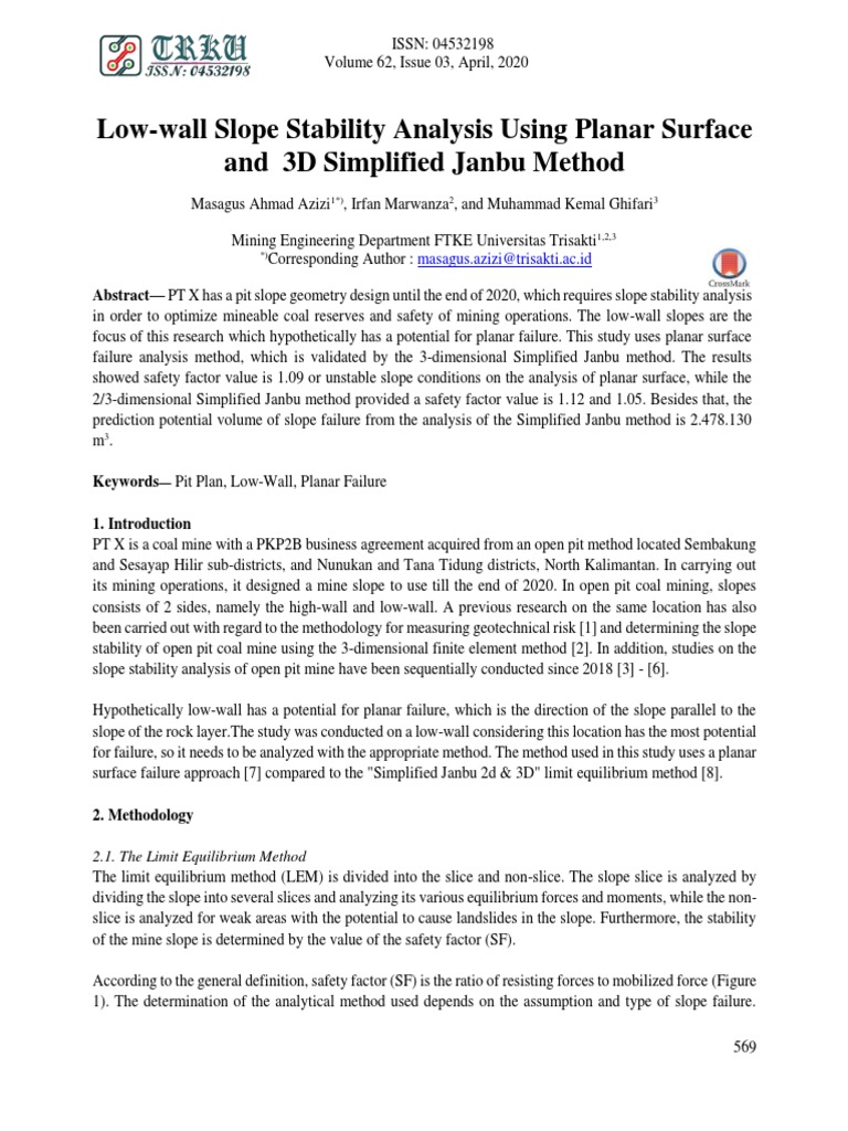 METODE JANBU (LW - Slope-Stability | PDF | Applied And ...