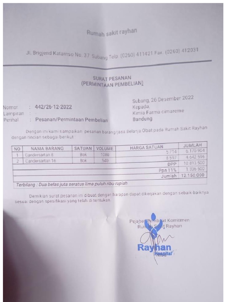 SP RS Rayhan Subang | PDF