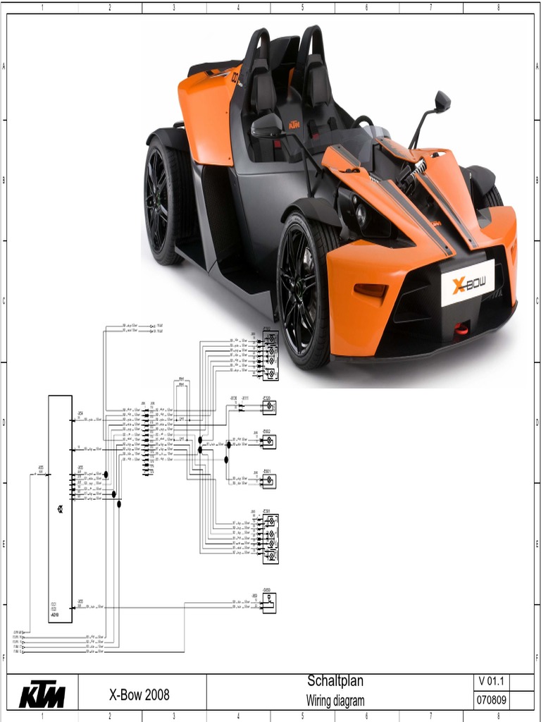 KTM X-Bow Wiring Plan | PDF | Transportation Engineering | Engines