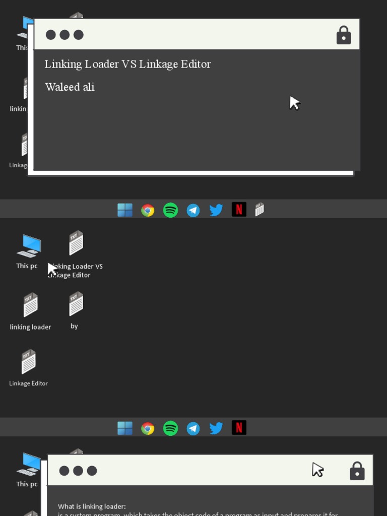 Linking Loader VS Linkage Ed Itor | PDF | Library (Computing ...