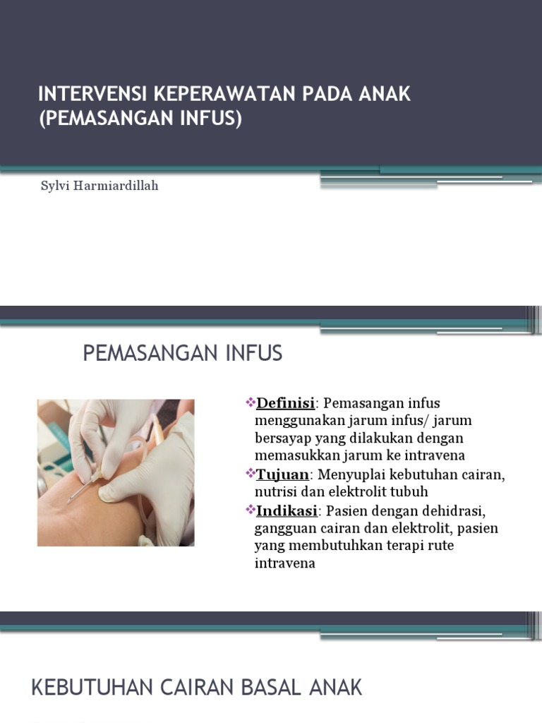 Panduan Infus Anak | PDF