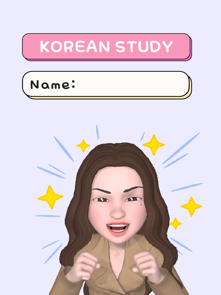 Korean Study Plan and Goals Guide | PDF