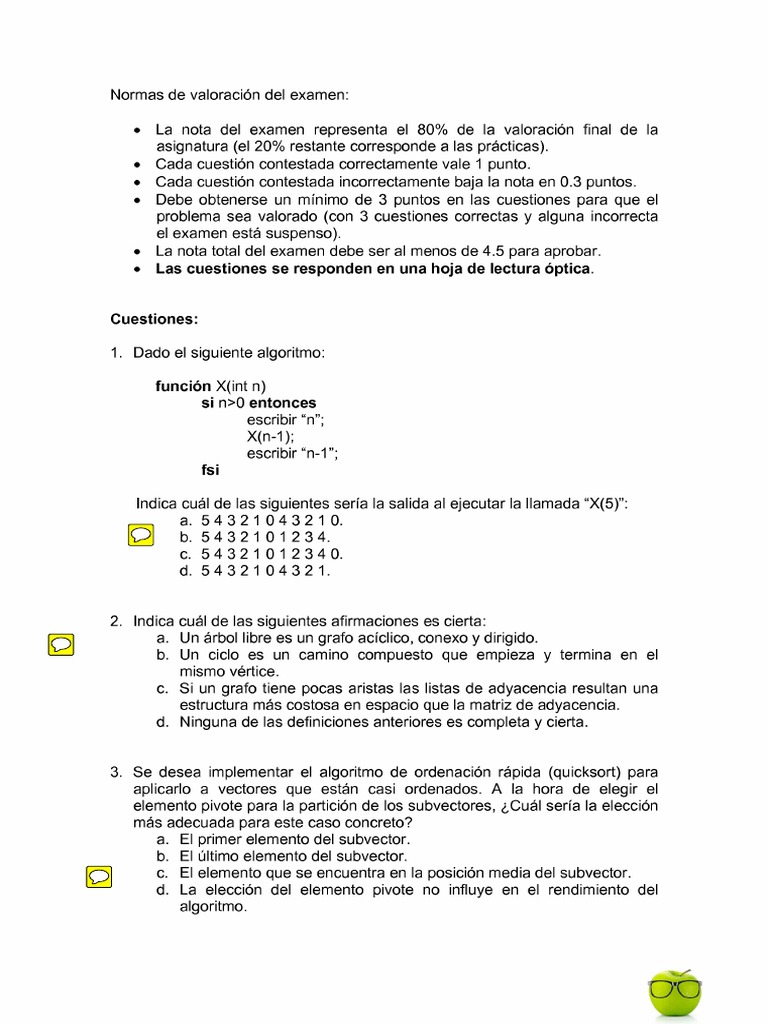 Examenes Preda Completo OCR | PDF | Programación dinámica | Algoritmos