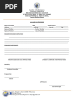 Home Visitation Form Deped | PDF