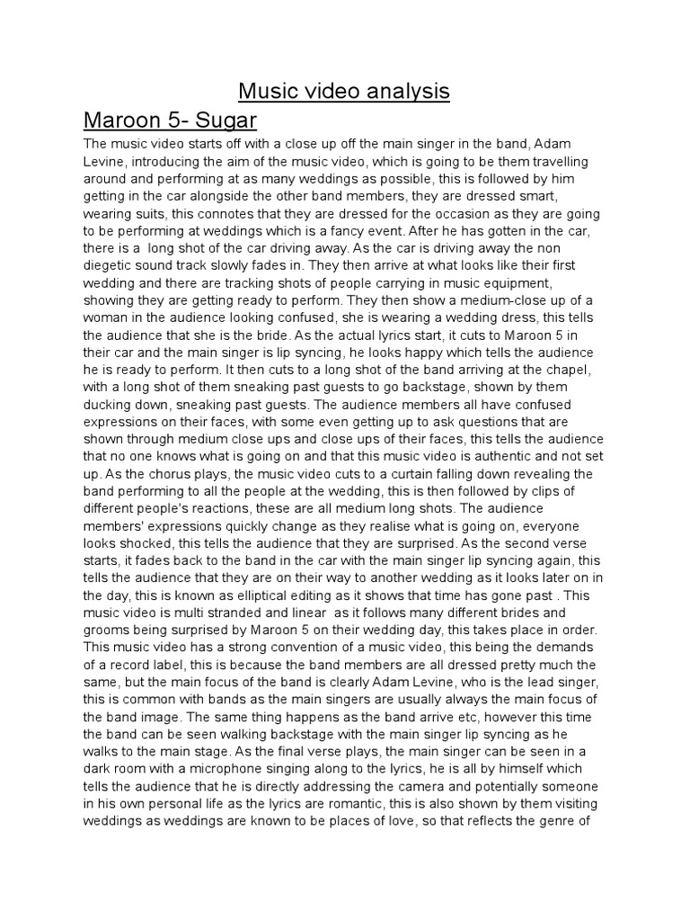 Music Video Analysis | PDF