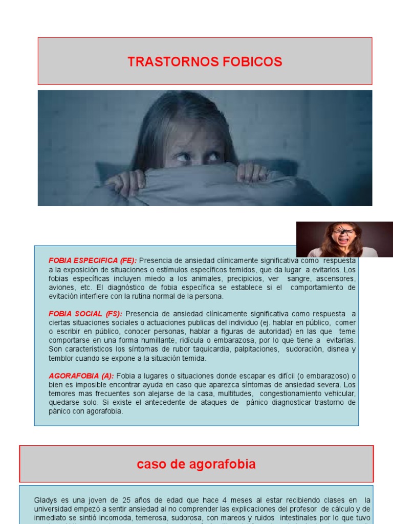 Las Fobias | PDF | Fobia | Agorafobia