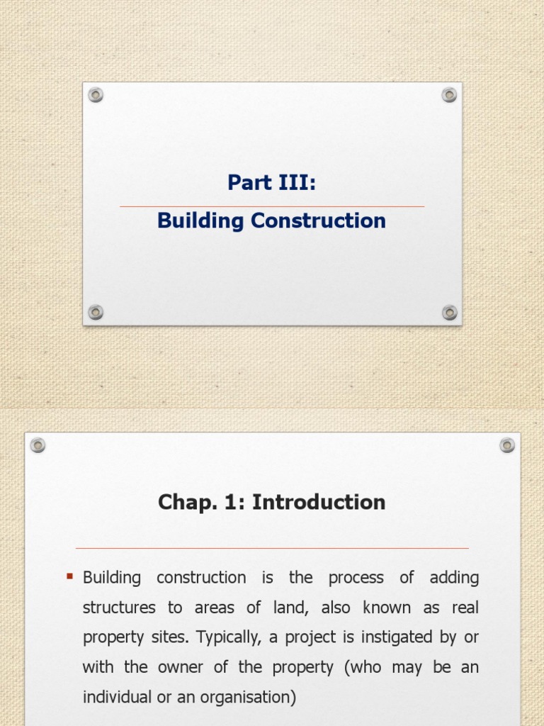 Basic Building Materials and Construction - Part III | PDF | Deep Foundation | Masonry