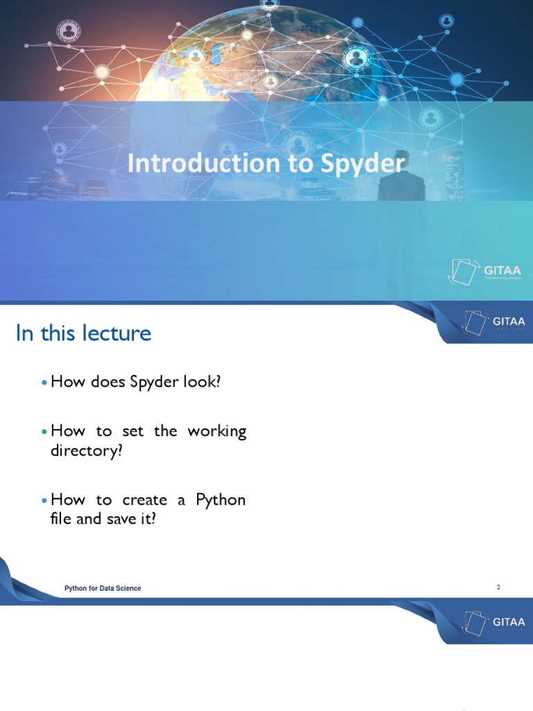 Lec-2-Introduction To Spyder-1 | PDF | Computer File | Icon (Computing)