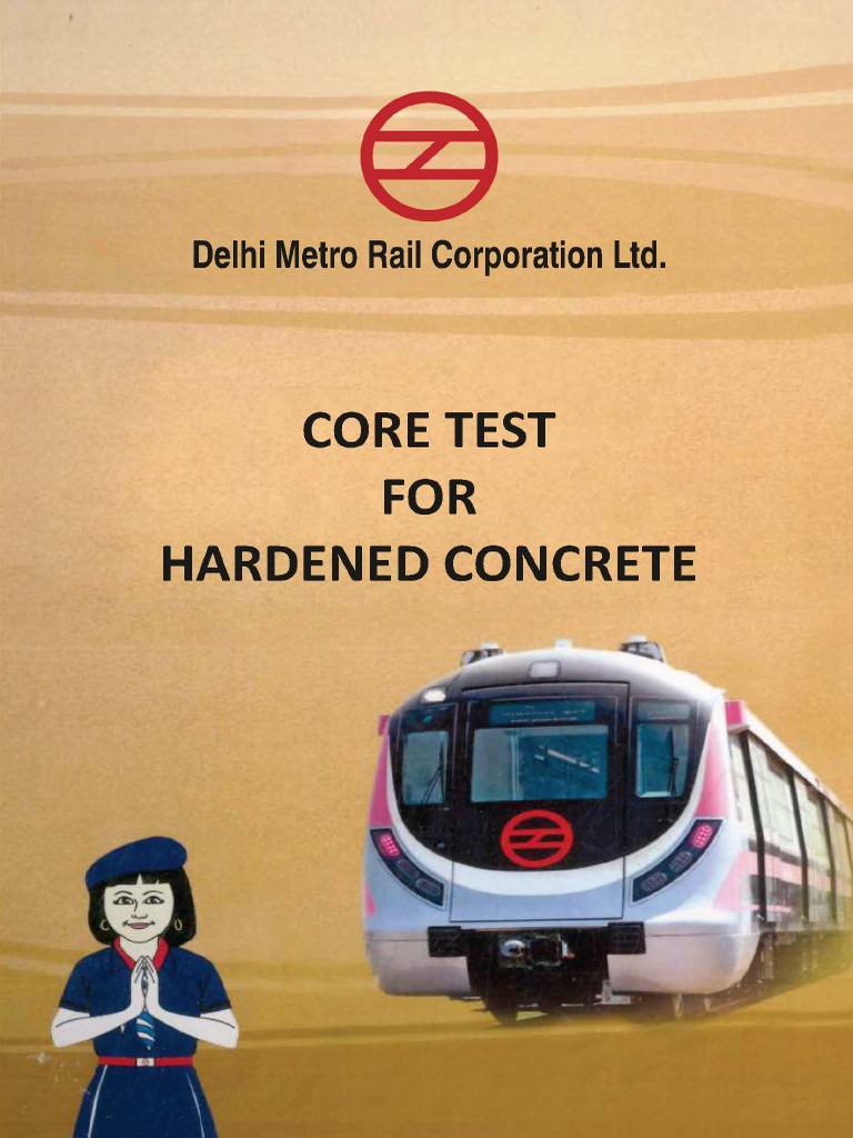 Core Test For Hardened Concrete-DMRC Ltd. | PDF