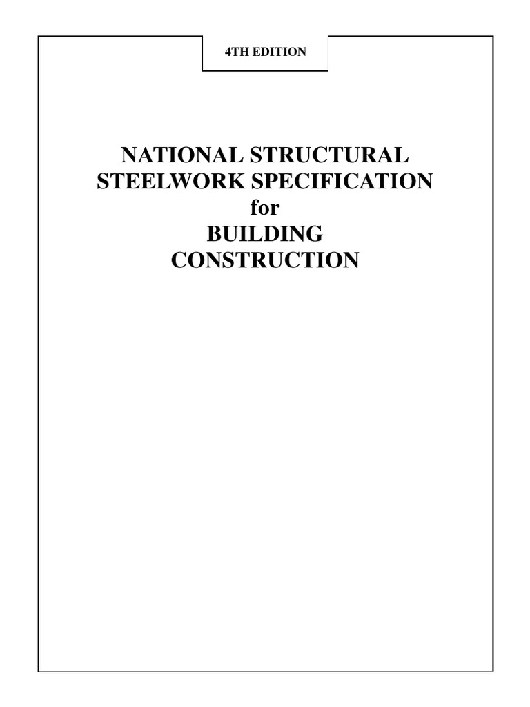 National Structural Steelwork Specification | Download Free PDF | Specification (Technical ...