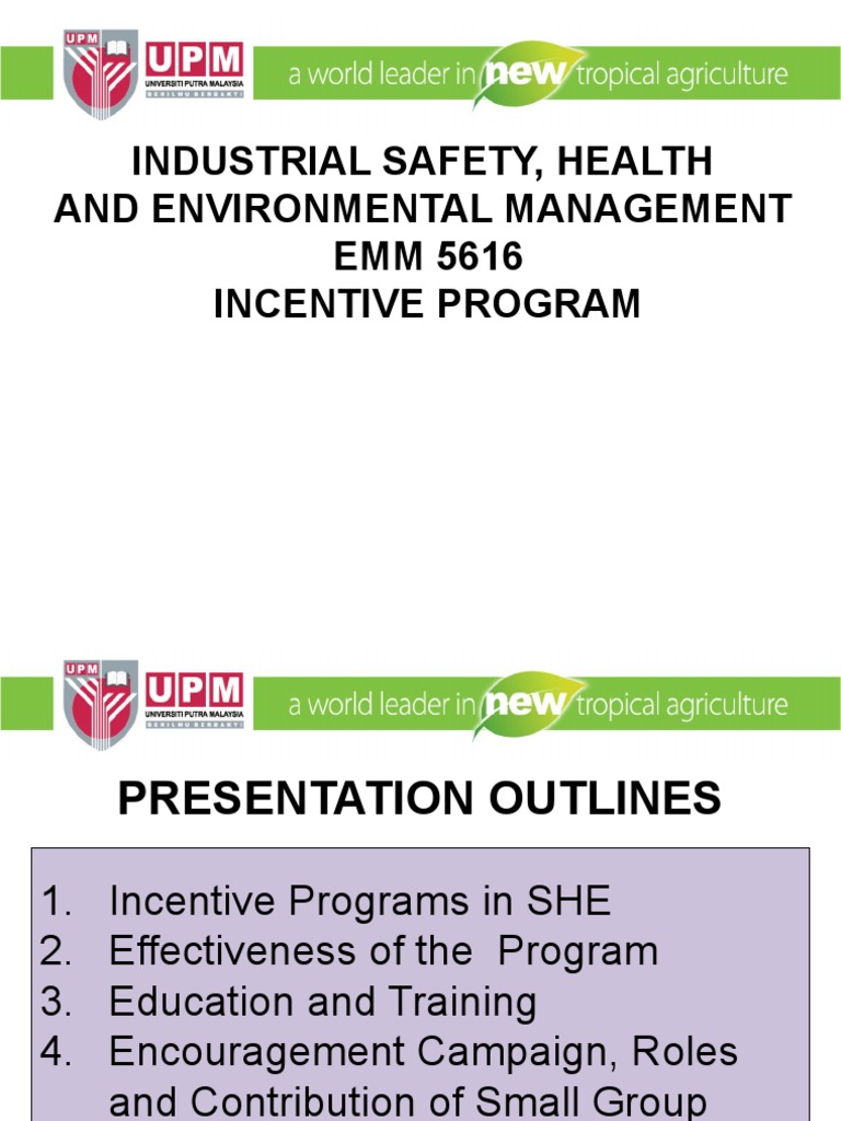 Module 6 Incentive Program | PDF | Occupational Safety And Health ...