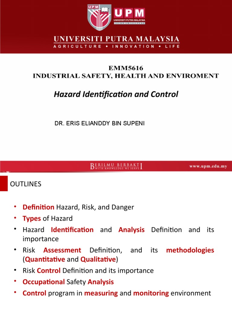 Module 4 Hazard Identification, Assessment, and Control | PDF | Risk ...