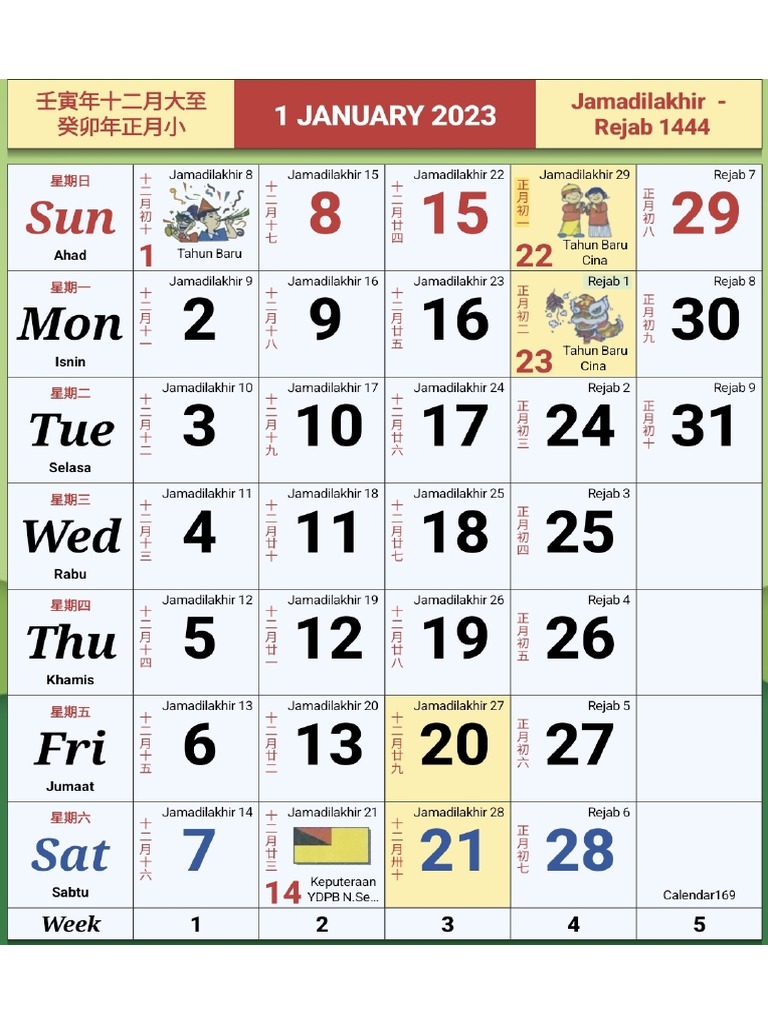Kalendar 2023 | PDF