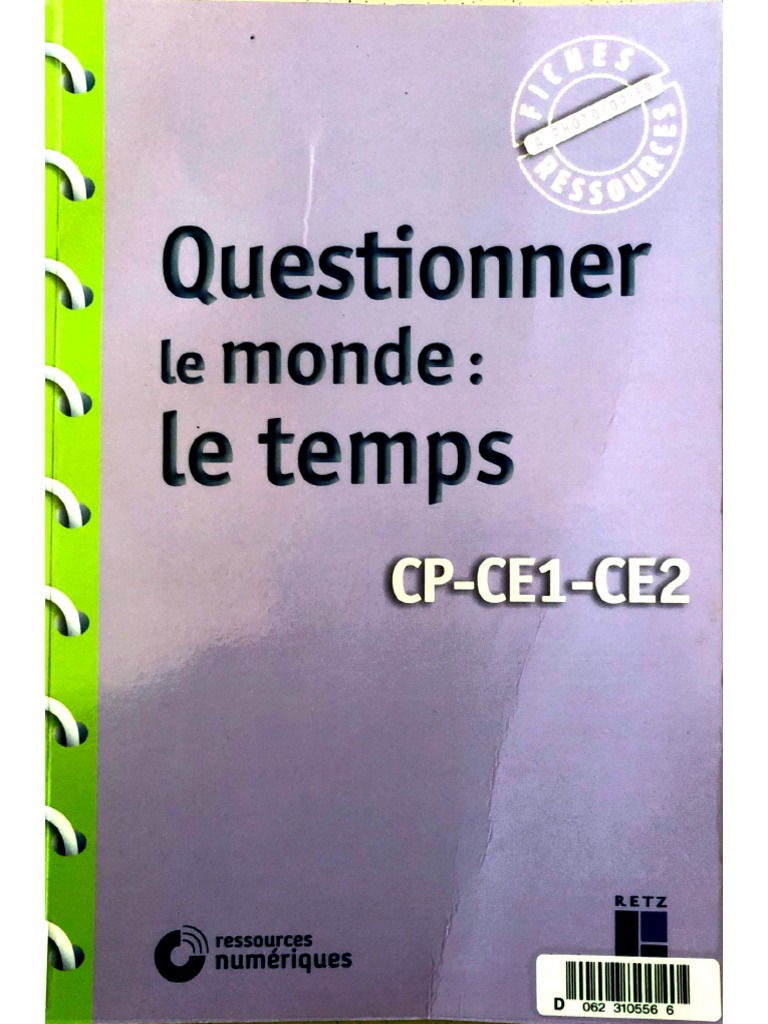 Questionner Le Temps (Cycle 2) | PDF