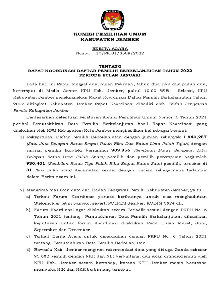 DPB Januari 2022 | PDF