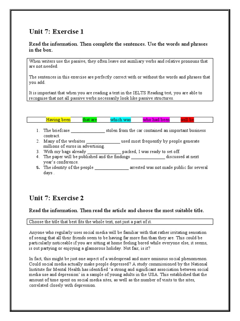 Unit 7 - Reading | PDF | Social Media | Popular Culture & Media Studies