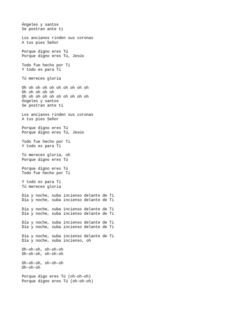 Digno de Alabar | PDF