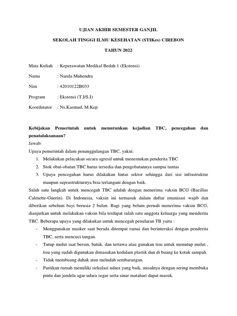 Uas KMB (Nanda Mahendra) | PDF