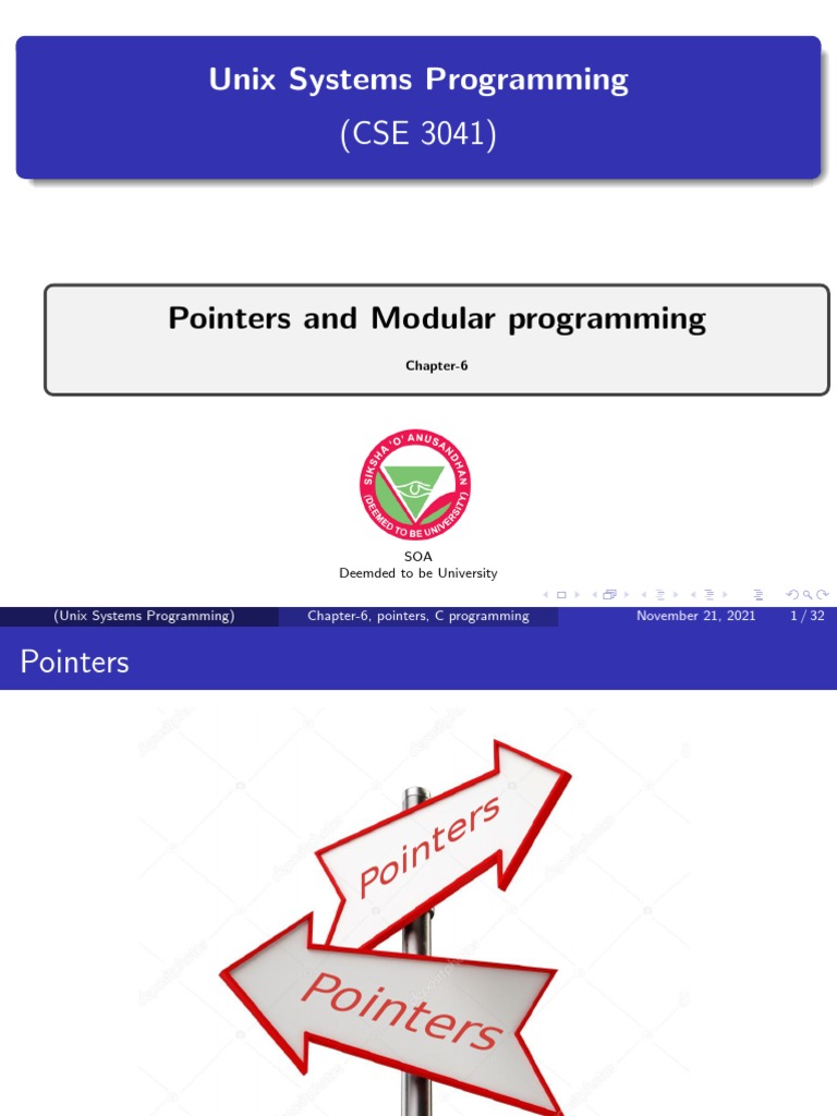 Usp 6 Pdf Parameter Computer Programming Pointer Computer Programming 