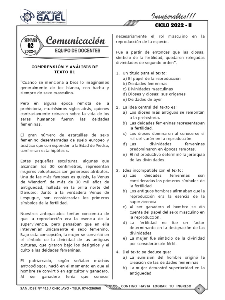 GUIA N°02 - 2022 - II Okk | PDF | Dialecto | Mujer