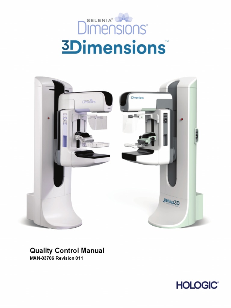 Selenia Dimensions-3Dimensions v1.8 or Greater Quality Control Manual ...