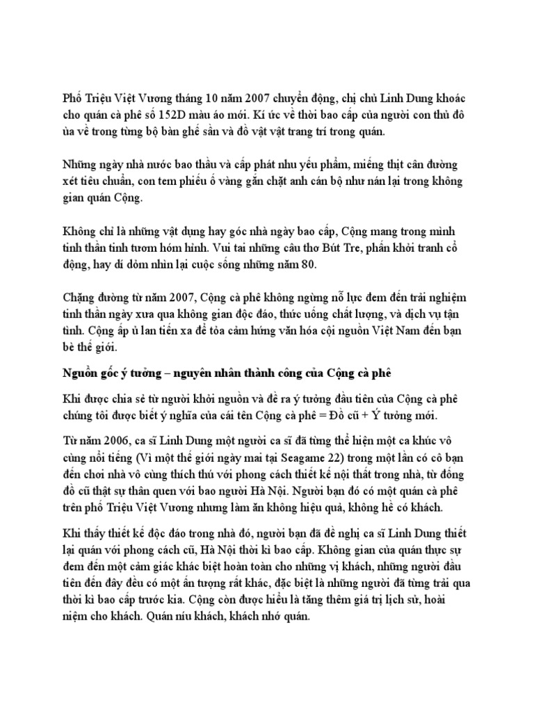 C NG Cà Phê | PDF