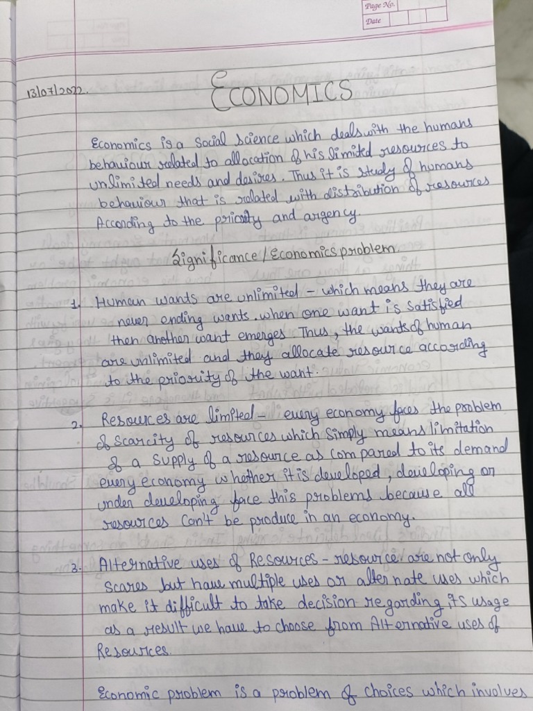 economic notes | PDF