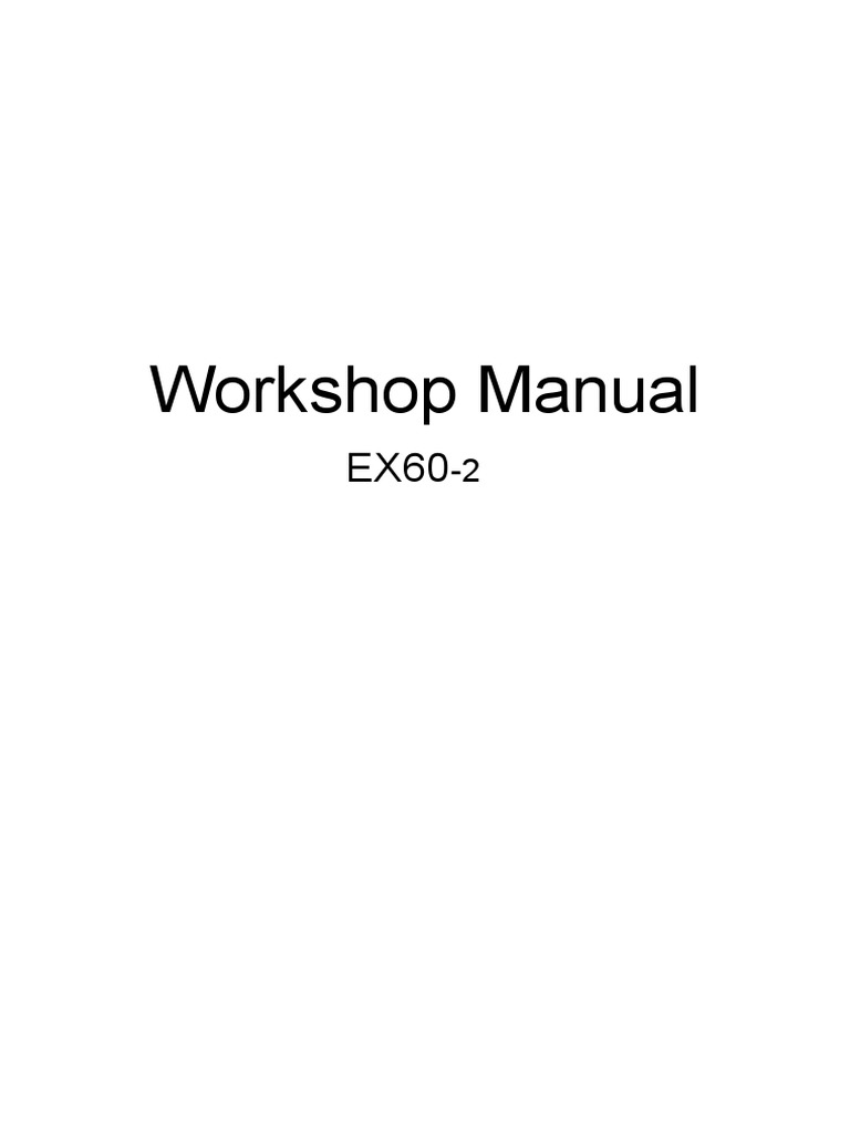 EX60-2 Service Manual 2 | PDF