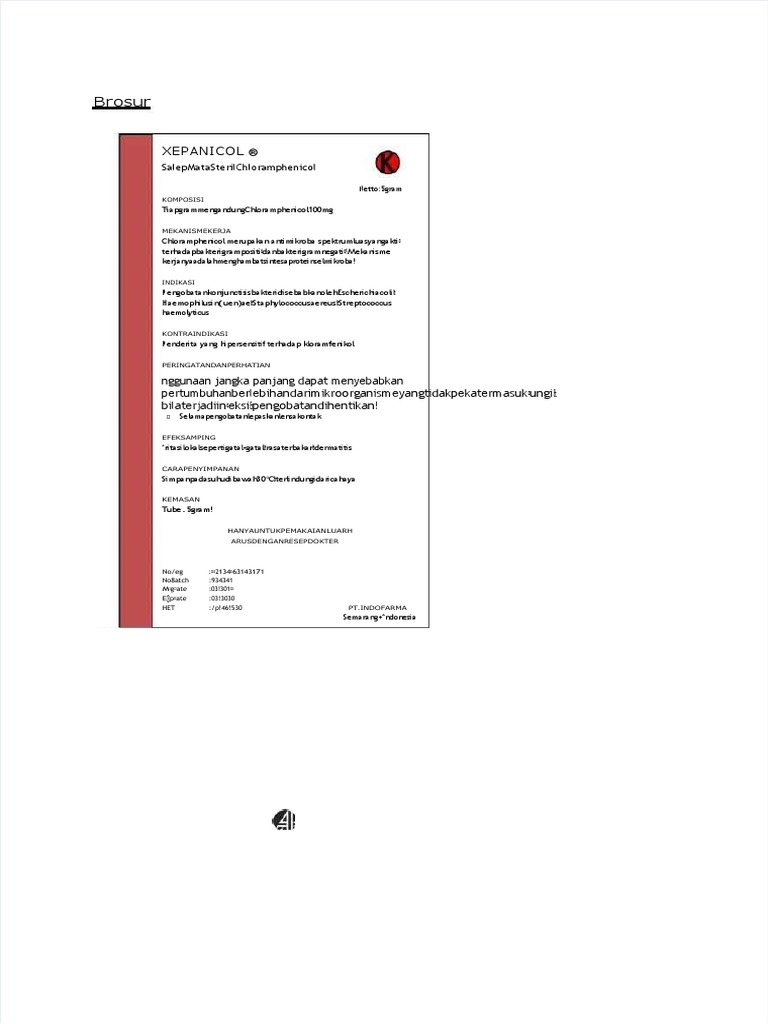 Kemasan Salep Mata | PDF