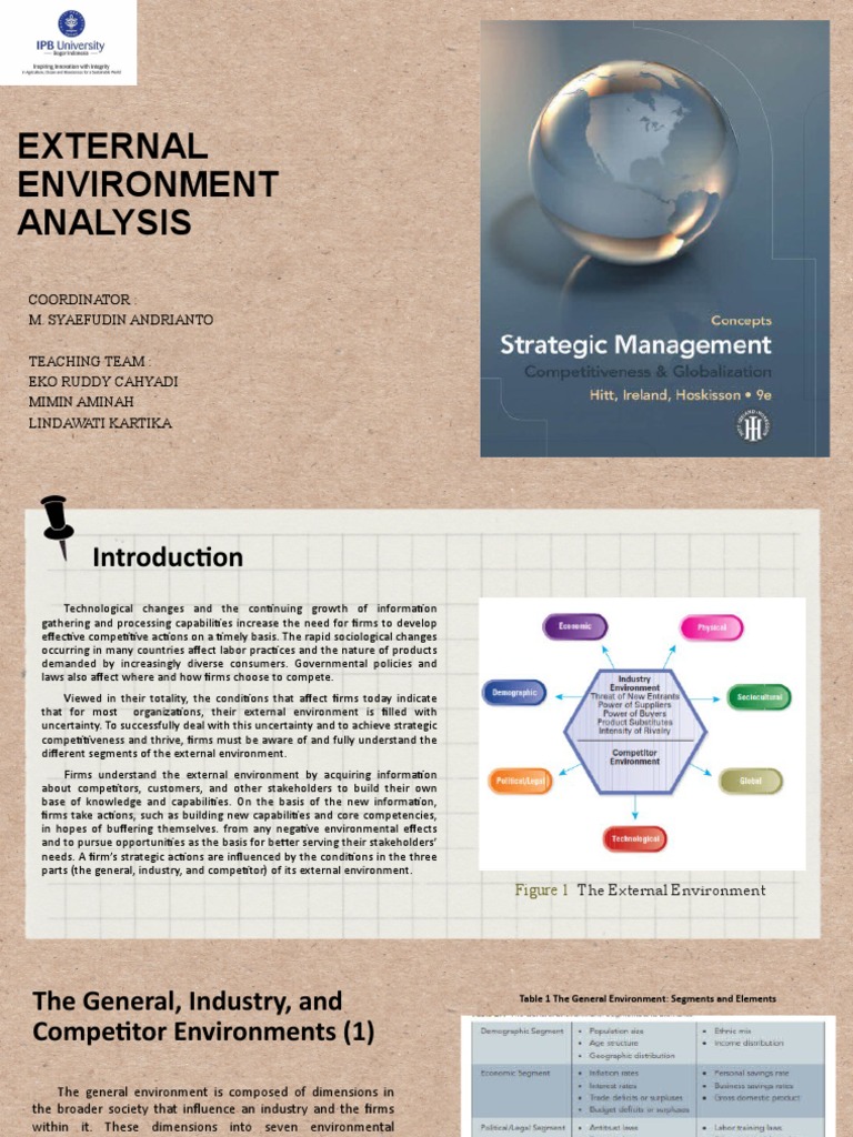 Chapter 2 - External Environment Analysis | PDF | Competition | Sales