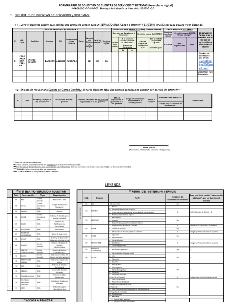 Formulario F05 | PDF | Internet | Red mundial