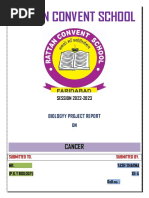 Class 12 Cancer Biology Project File | PDF | Cancer | Cell (Biology)