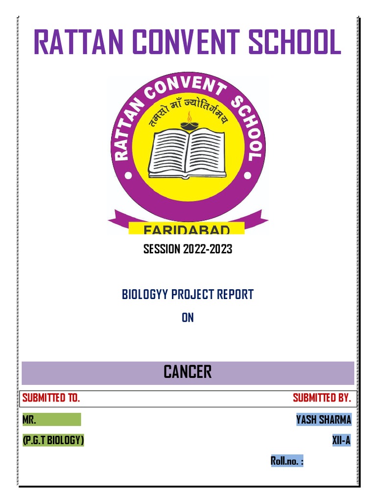 BIO Project | PDF | Cancer | Cell Nucleus