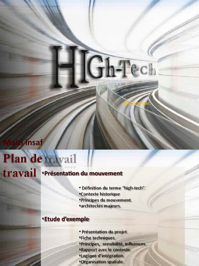 High Tech | PDF | Conception architecturale | Architecture