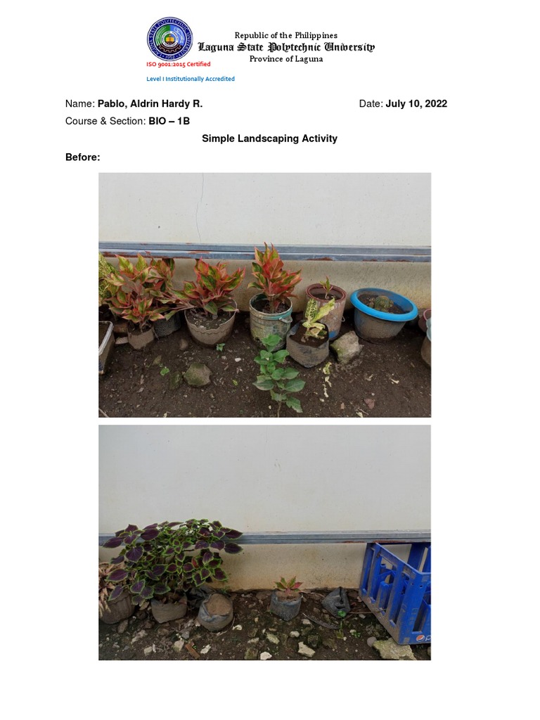 Landscaping Pdf Environmental Conservation Earth Sciences