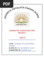 Acknowledgement For Chemistry Project | PDF | Art