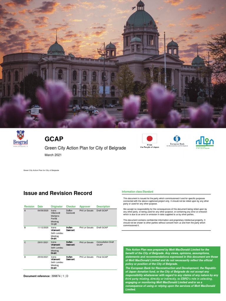 Belgrade GCAP | PDF | Sustainable City | Infrastructure Belgrade GCAP | PDF | Sustainable City | Infrastructure