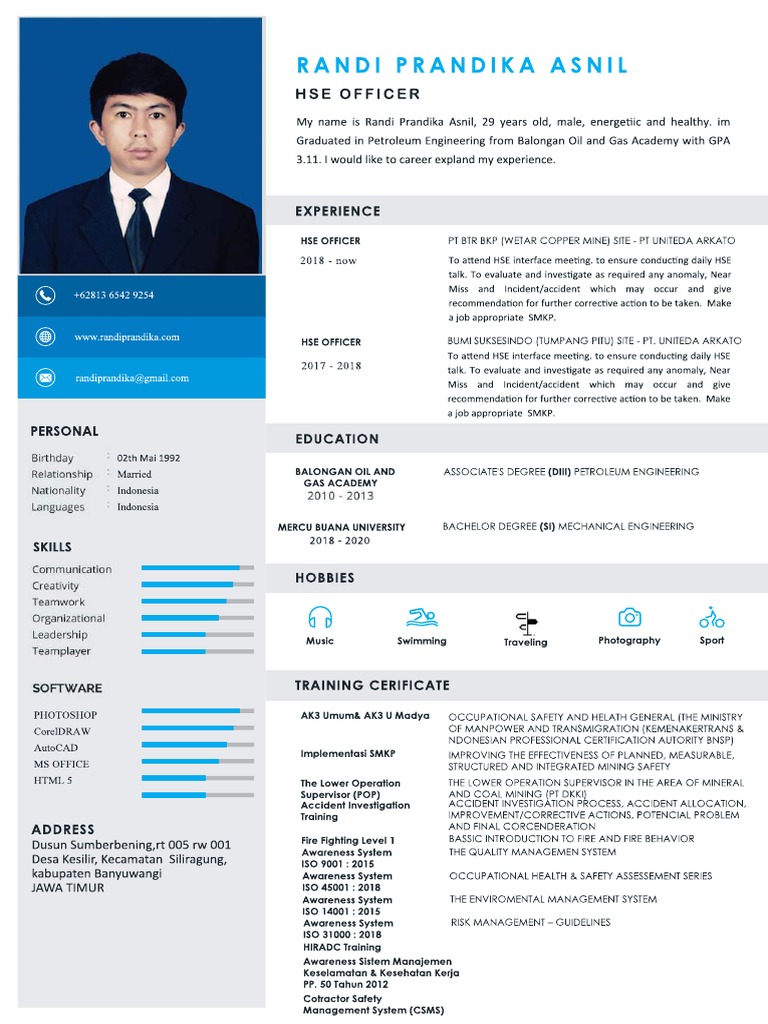CV Randi Prandika A (2022) | PDF | Business