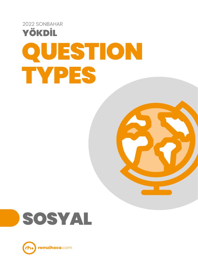 YÖKDİL Sosyal Question Types | PDF