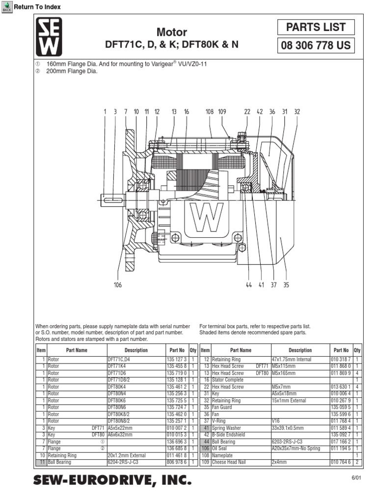 Sew-Eurodrive, Inc.: Motor | Download Free PDF | Magnetic Devices ...