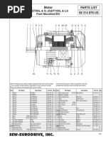 SEW SA67 Parts List | PDF | Mechanical Engineering