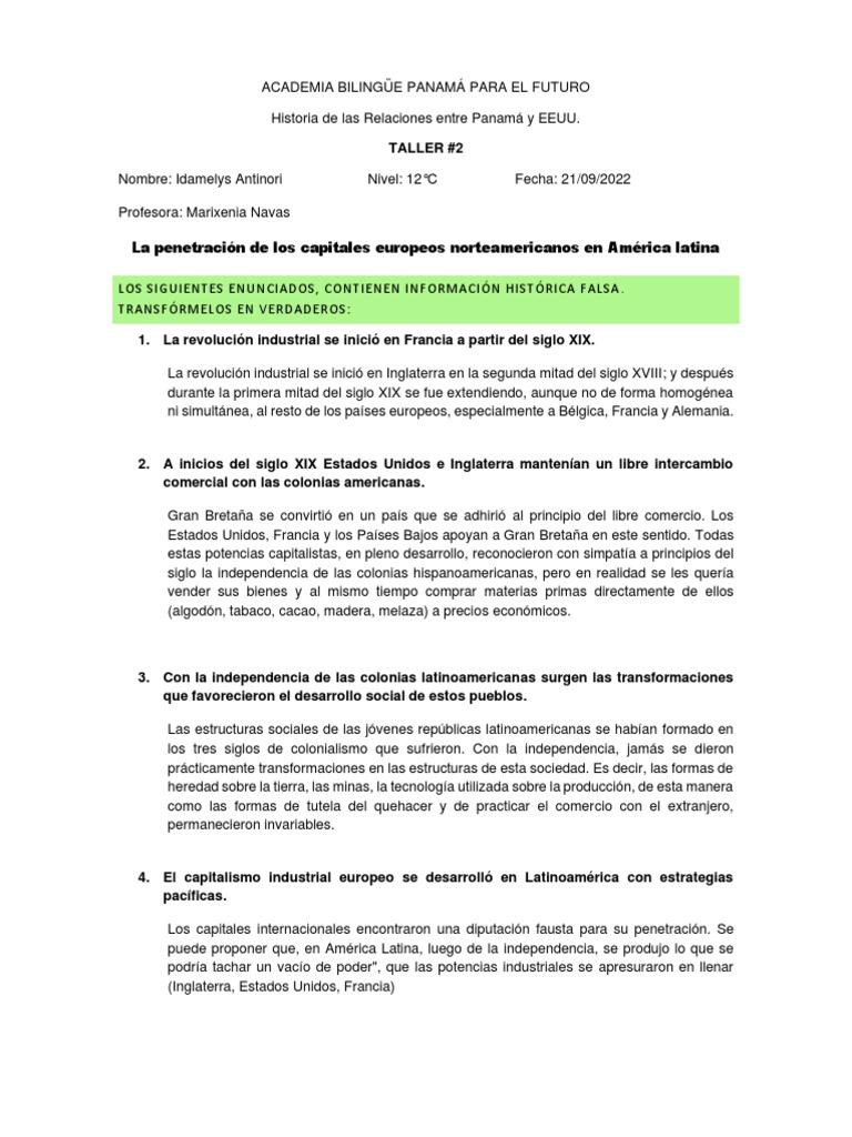 Tratado Mallarino-Bidlack y su impacto | PDF | Panamá | America latina