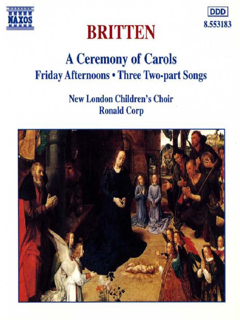 Benjamin Britten - A Ceremony of Carols, Friday Afternoons, 3 2-Part ...